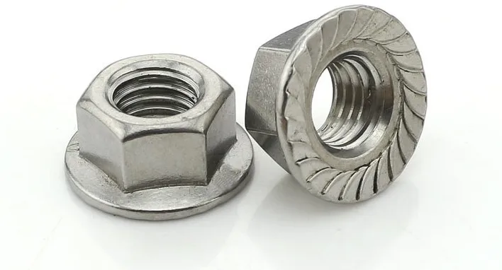 Tuerca de brida hexagonal de acero inoxidable 316, Tuercas de brida ...