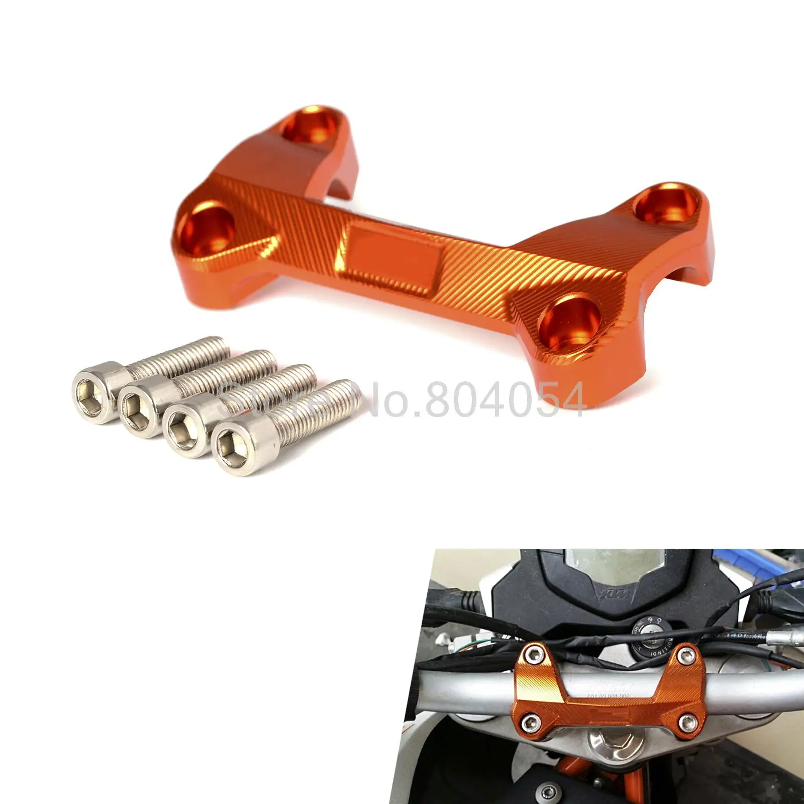 CNC HandleBar Handle Bar Fat Bar Mount Clamp For KTM 125/200/390 Duke 2011 2012 2016 2014 2015 ...