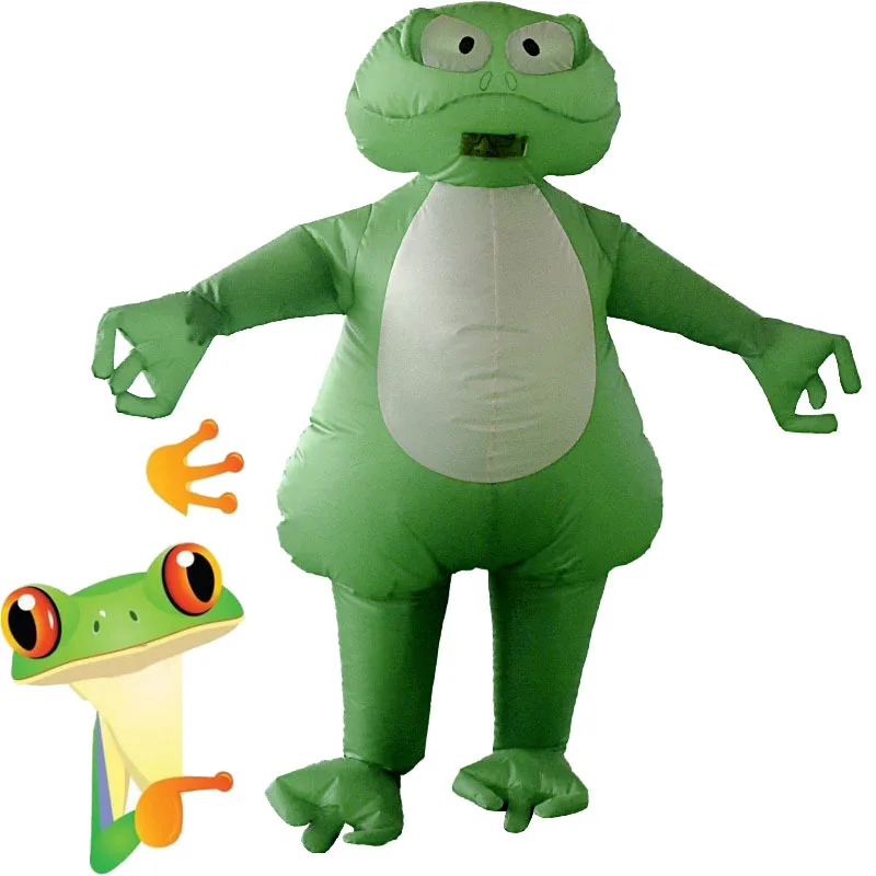 Ropa inflable de rana para adultos, disfraces de Anime para Cosplay ...