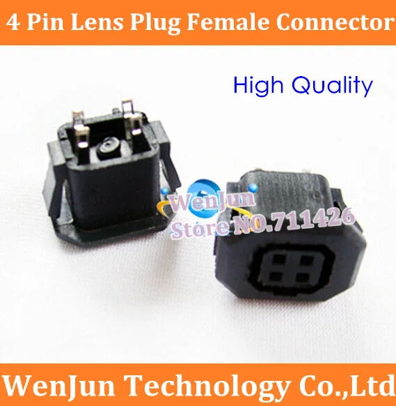 Free-shipping-NEW-Camera-Auto-Iris-Lens-Socekt-4pin-4-Pin-Lens-Plug ...