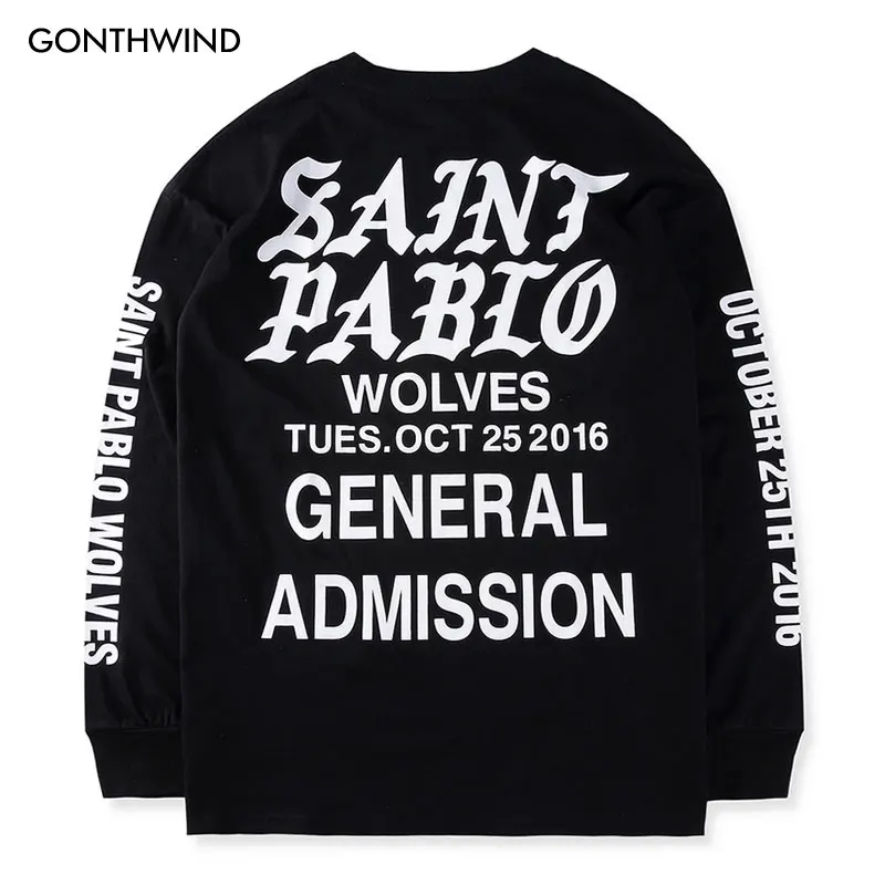 2016 Kanye West Saint Pablo Los Angeles Tour T Shirt - munimoro.gob.pe