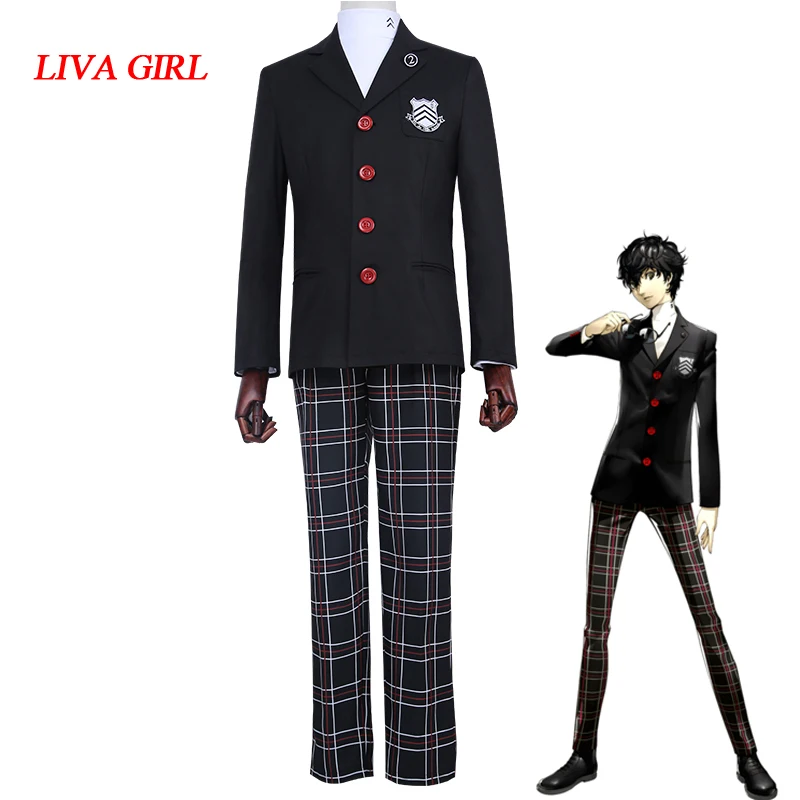 Anime Persona 5 Adult Ren Amamiya Cosplay Costume Persona 5 Joker Anime ...