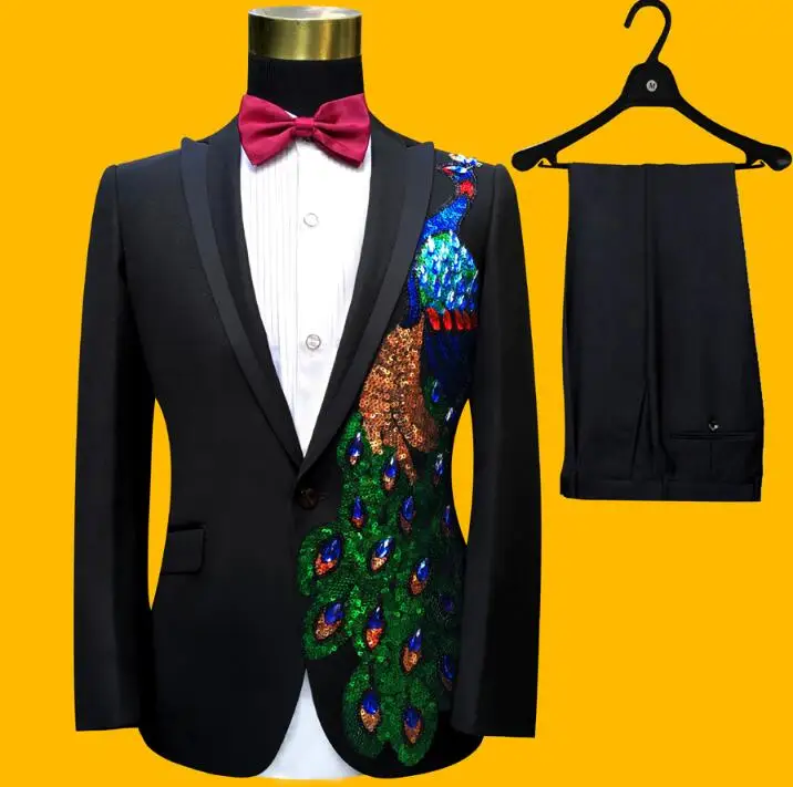 Popular Mens Peacock Suit Buy Cheap Mens Peacock Suit Lots From China Mens Peacock Suit