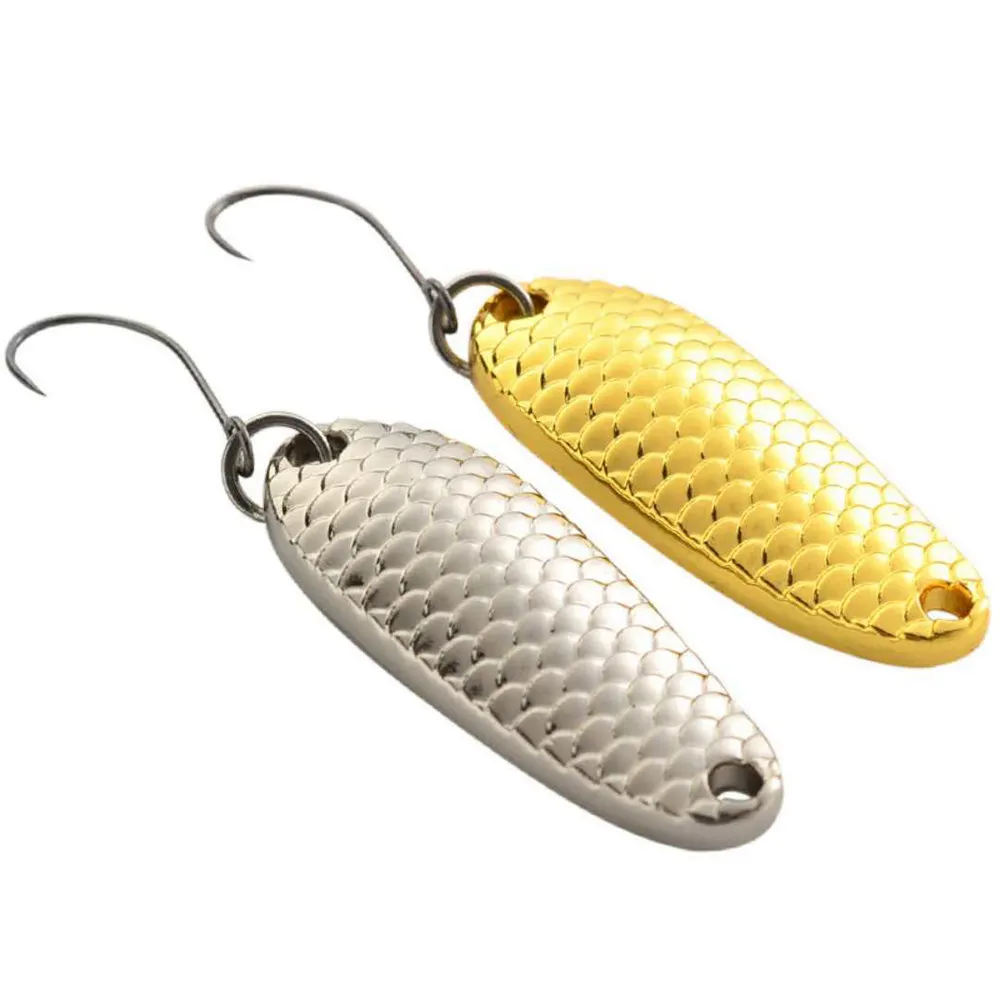 2Pcs Metal Spoon Fishing Lure Micro Freshwater Fishing Tackle 1.5g /3g ...