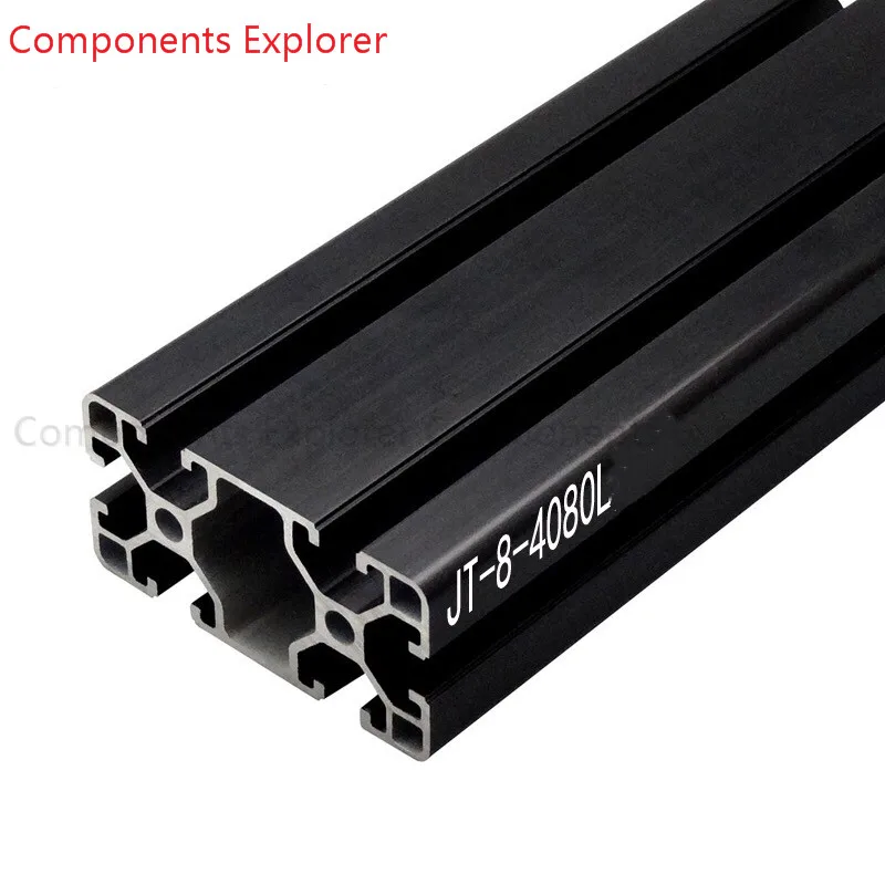Arbitrary-Cutting-1000mm-4080-Black-Aluminum-Extrusion-Profile-Black ...