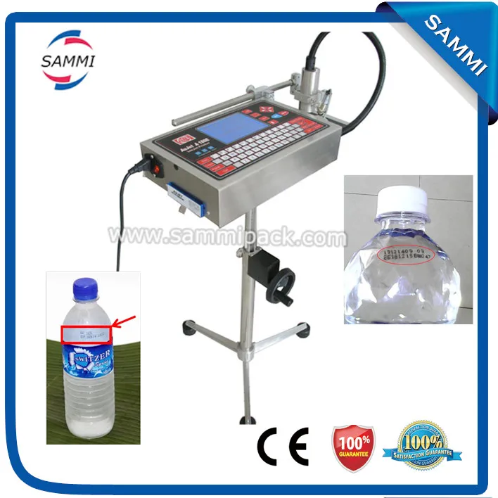 Semi automatic inkjet printer, water bottle date code printing machine ...