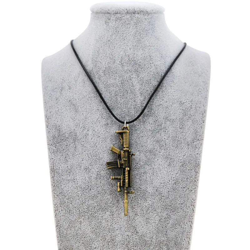 Vintage Gold Counter Strike Gun Cs Go Ak47 Pendant Necklace For Men ...