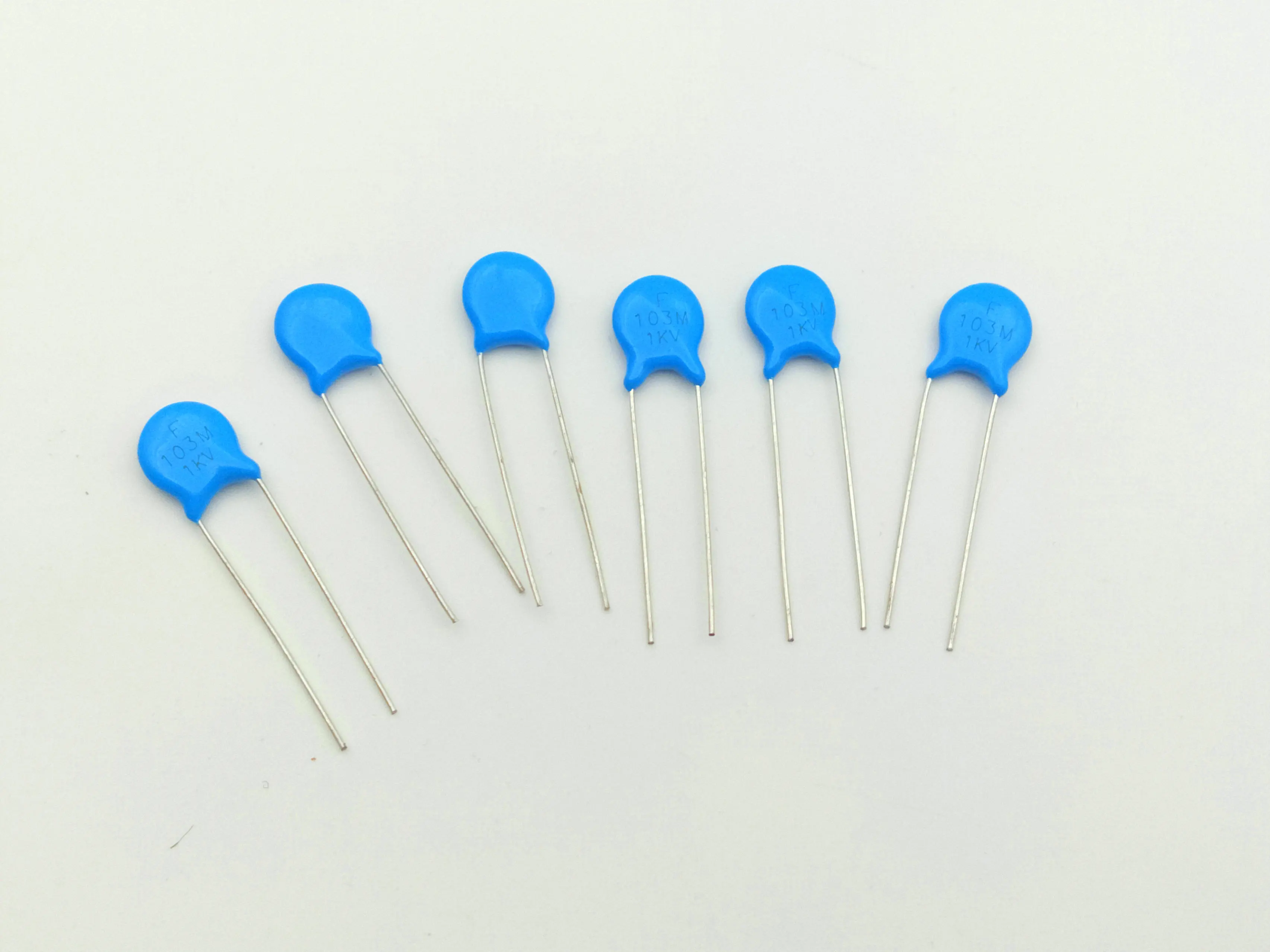 1000pcs Blue Ceramic Disc Capacitors 1kv 1000v 103pf 10nf 0.01uf ...