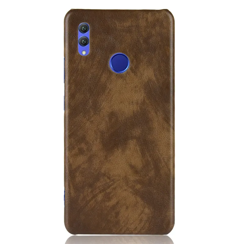 Vintage Litchi Pattern Hard PC Case for Huawei Honor Note 10 Chic ...