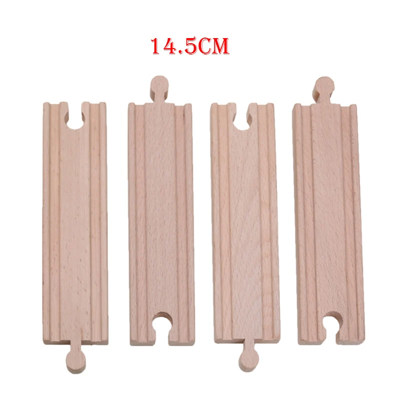 Friends 10pcs/lot 14.5cm Wooden Train Track Straight Tracks Set ...