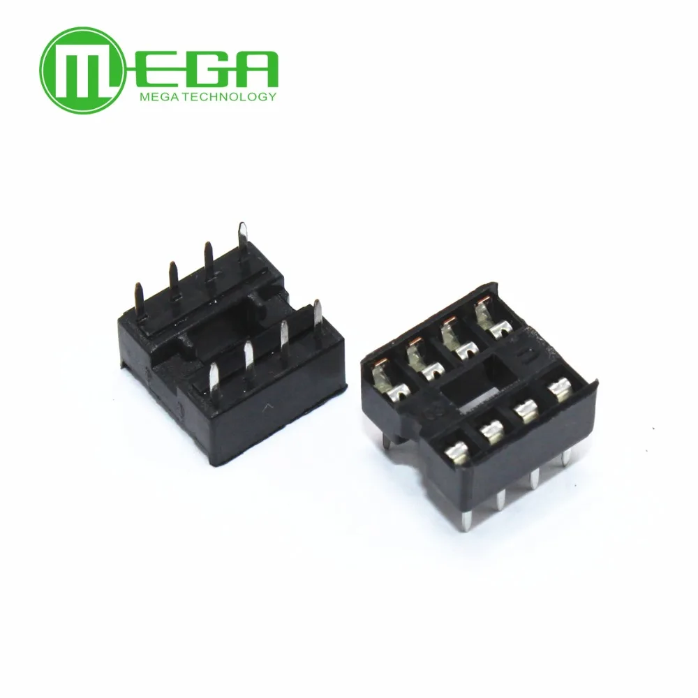 60PCS 8pin DIP IC sockets Adaptor Solder Type 8 pin 2.54mm - AliExpress 502