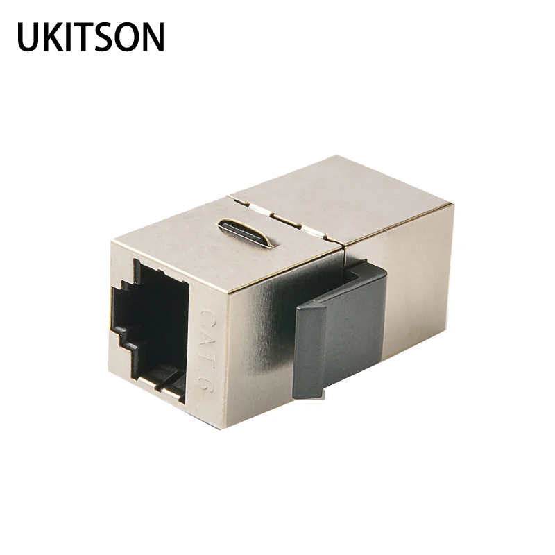 Silver-Plated-Shield-CAT6-RJ45-Extender-Keystone-LAN-Female-To-Female ...