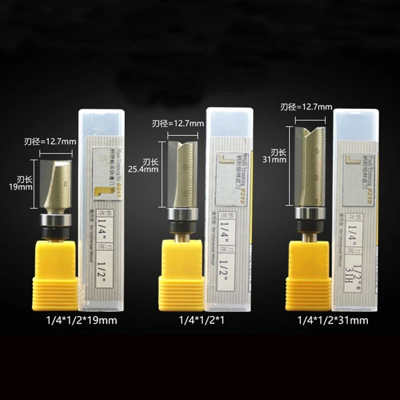 Arden Straight Flush Trim CNC Router Bit with Bearing Carbide Milling ...