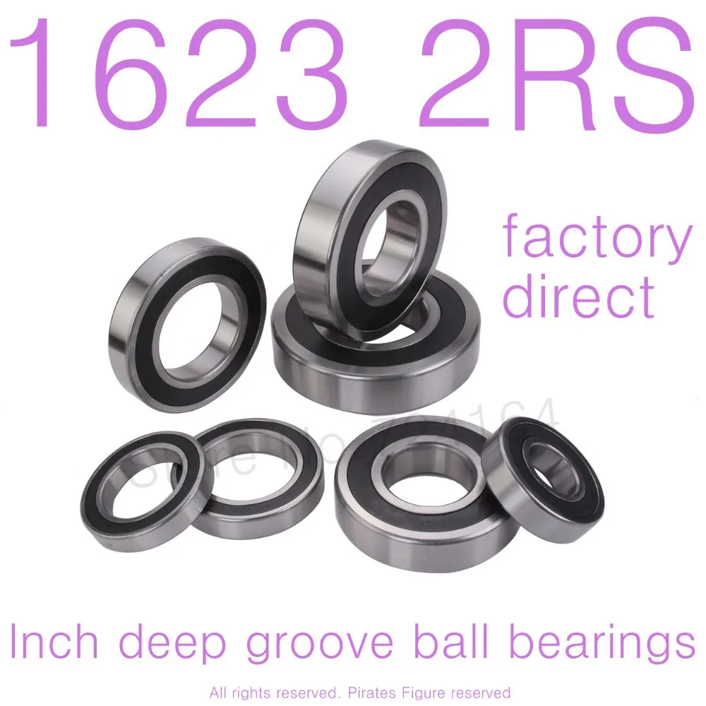 10PCS High Quality 1623 2RS Bearing 5 8 x1 3 8 x7 16 Inch 15 875 34 