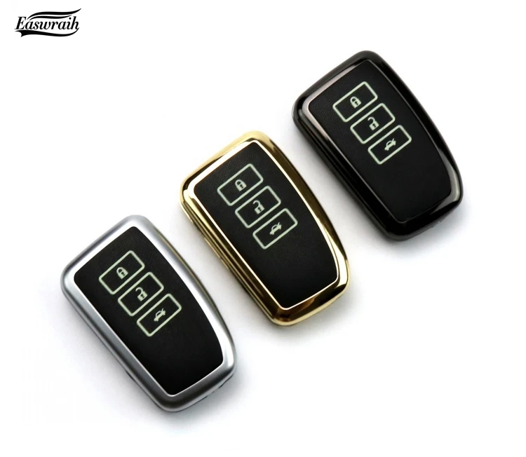 2018 New Fashion Gift TPU+Zinc Alloy Key Cover Holder Chain Wallet For ...