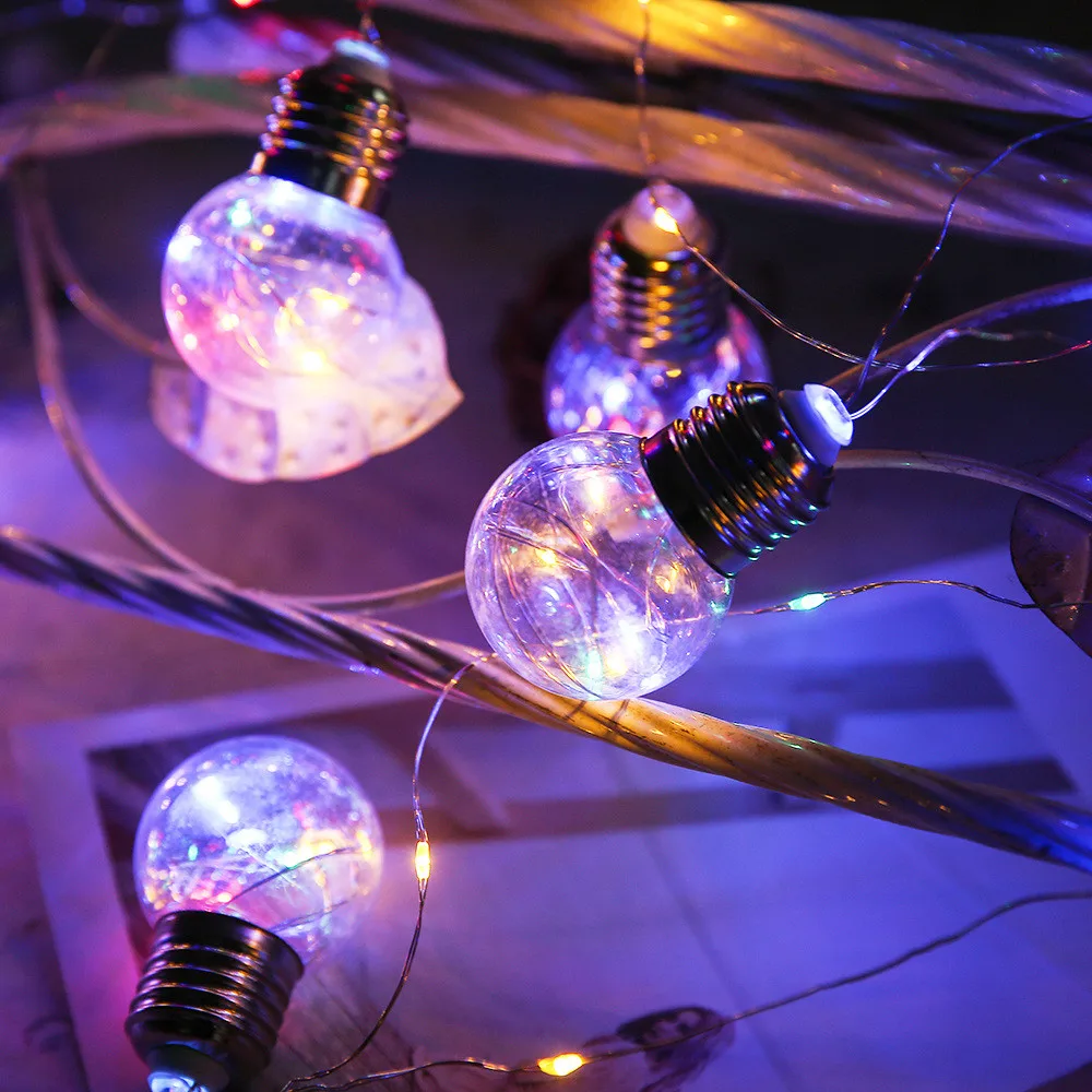 Hot Fashion Lighting Strings Window Curtain Copper Bulb Lights String ...