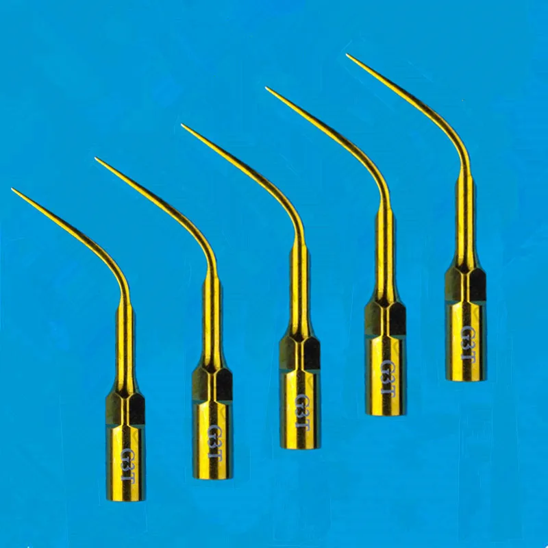 5 Pcs Ultrasonic Scaler Supragingival Golden Scaler Tips G3T, BEST ...