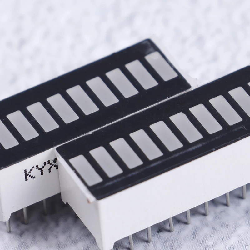 2Pcs 10 Segment Full Color LED Bargraph Light Display Module Ultra ...