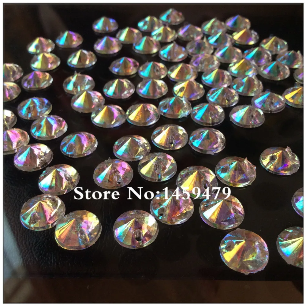 Loose Sew on Stones Free Shipping Shiny 500pcs 8mm White AB Color ...