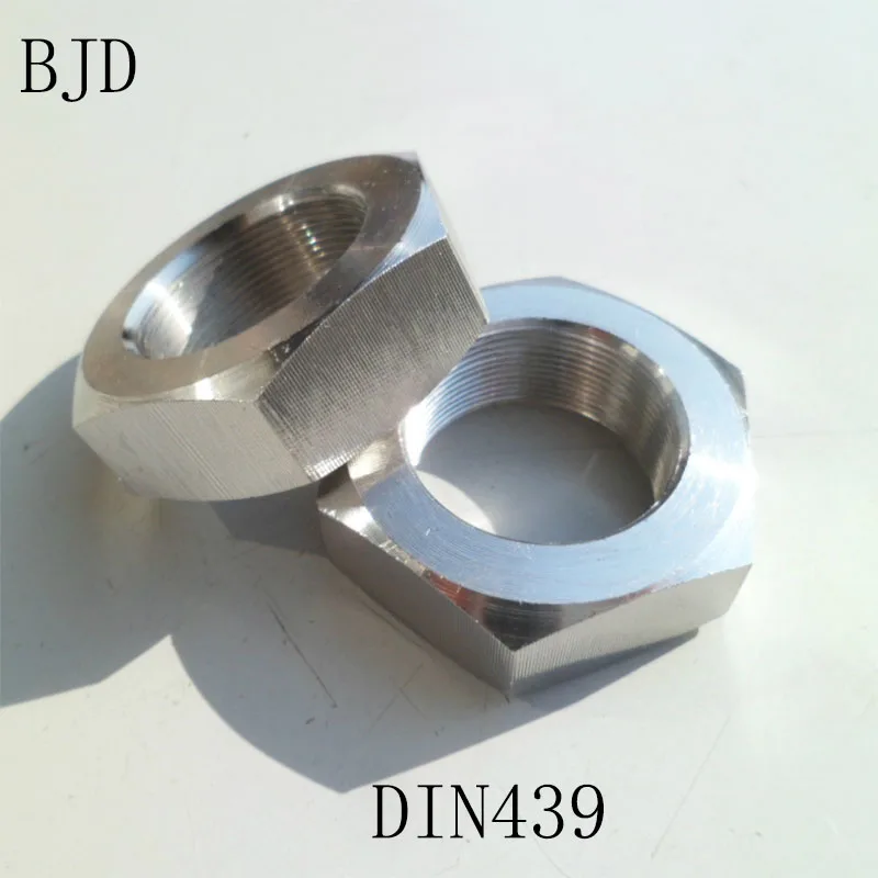 100Pcs DIN439 M3 3mm nut M4 4mm M5 5mm M6 6mm M8 8mm nut 304 stainless ...