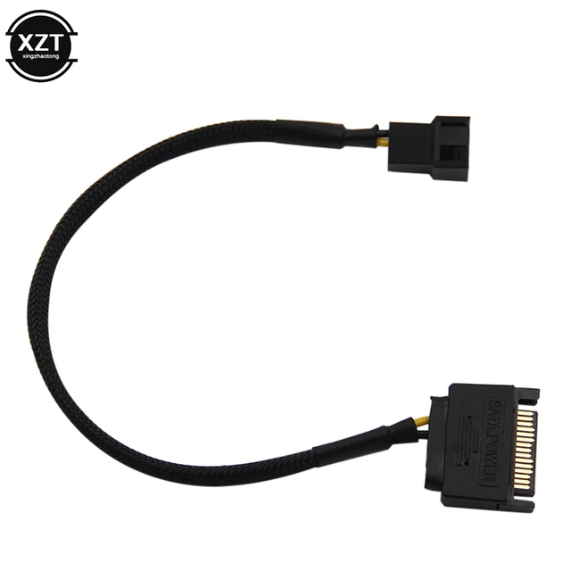 22AWG Fan Extension Converter USB To 3-Pin/4-Pin PWM Fan Adapter Cable ...