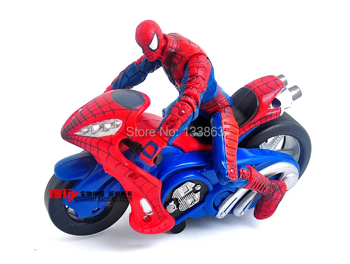 wholesale for 5pcs The SpiderMan 6 inch Action Figures with motor car ...