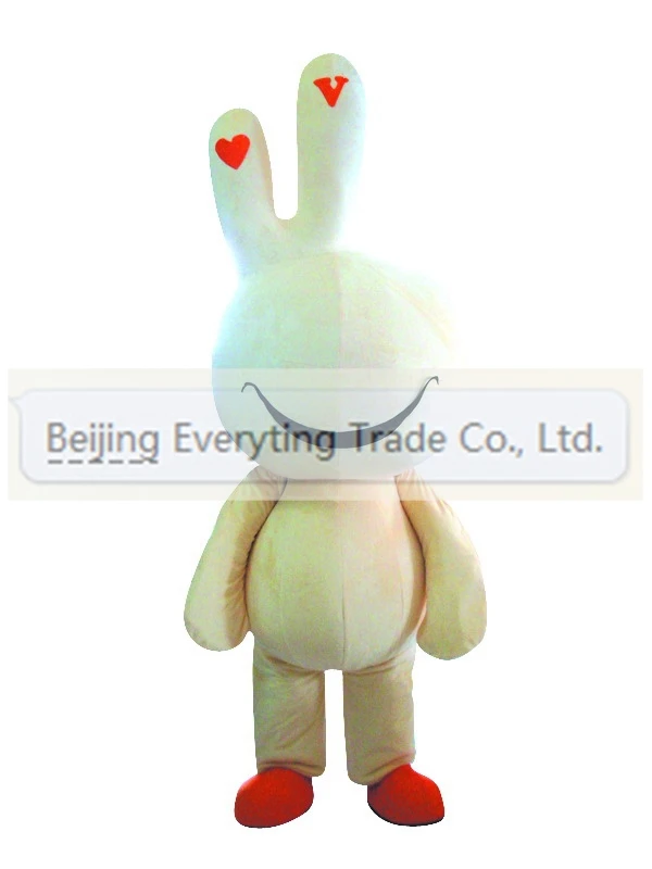 New arrival Cute Adult cute yellow rabbit mascot fancy dress costumes ...