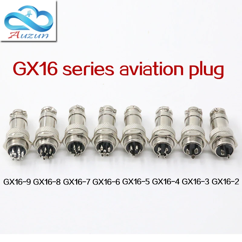 Five Pcs Air Opening Diameter 16 Mm Gx16 2 Pin Connector Joint Core ...