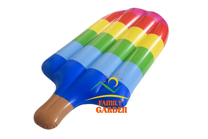 Inflatable Popsicle Water Game Toy Kickboard Floating Ice cream Giant ...