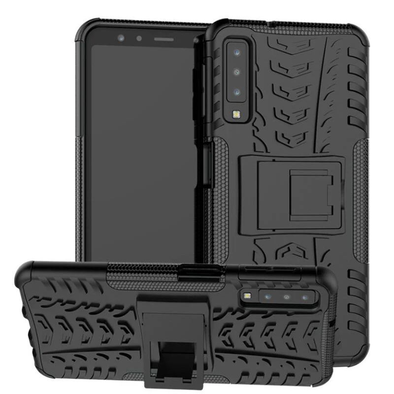 for Samsung A7 2018 Samsung Galaxy A7 2018 Case Cover Armor Rugged Dual ...