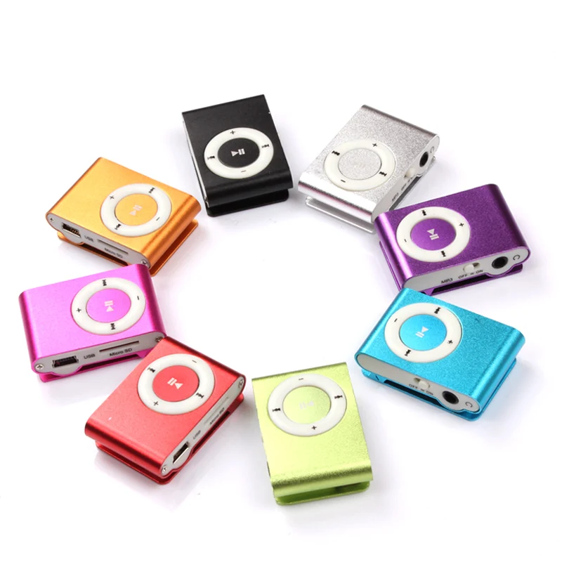 Free Ship High Quality MINI Clip MP3 Player With Micro TF/SD Card Slot ...