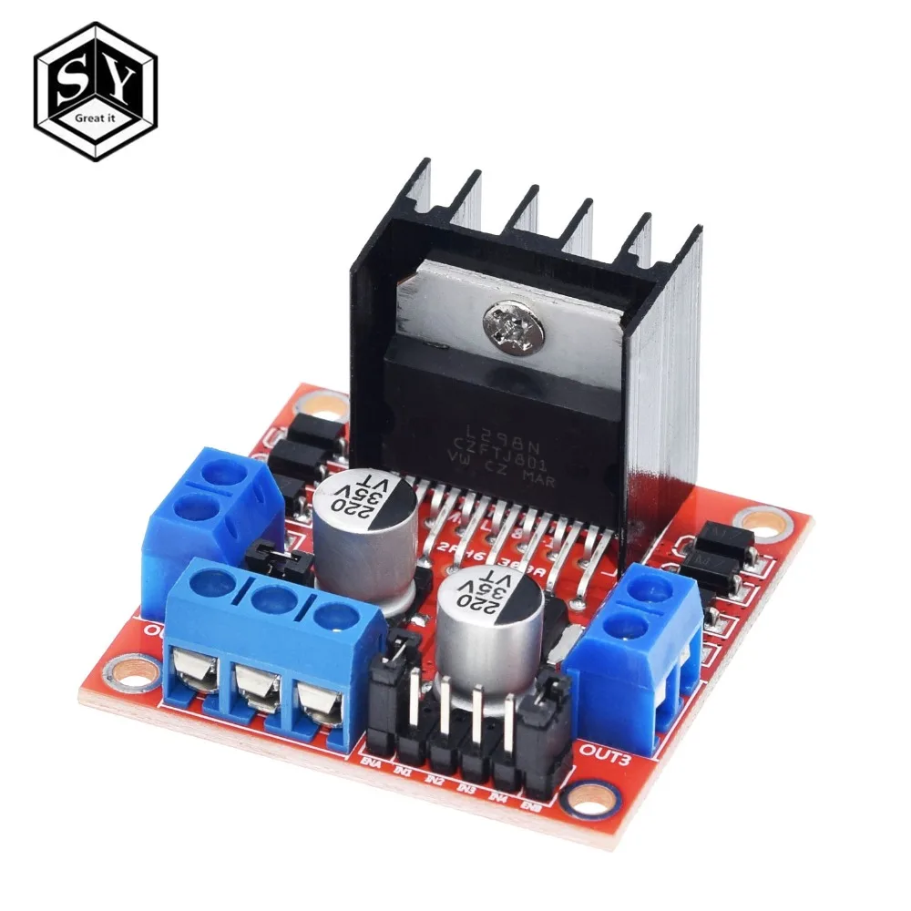 1PCS Dual H Bridge DC Stepper Motor Drive Controller Board Module L298N ...