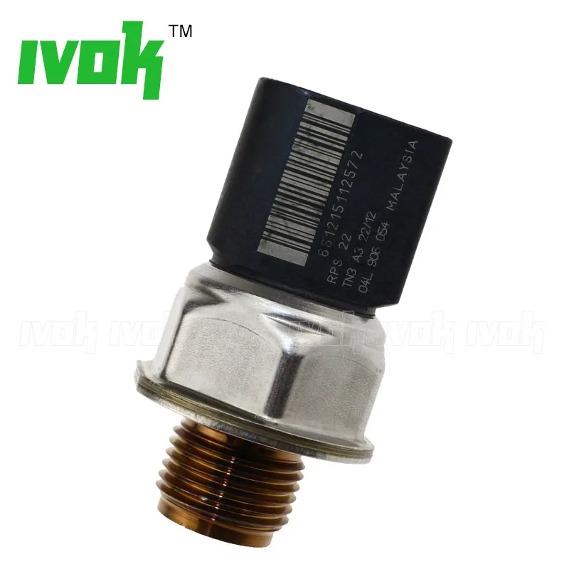 Original Common Rail Pressure Sensor For Audi A3 A4 Seat Skoda Golf 2.0 ...