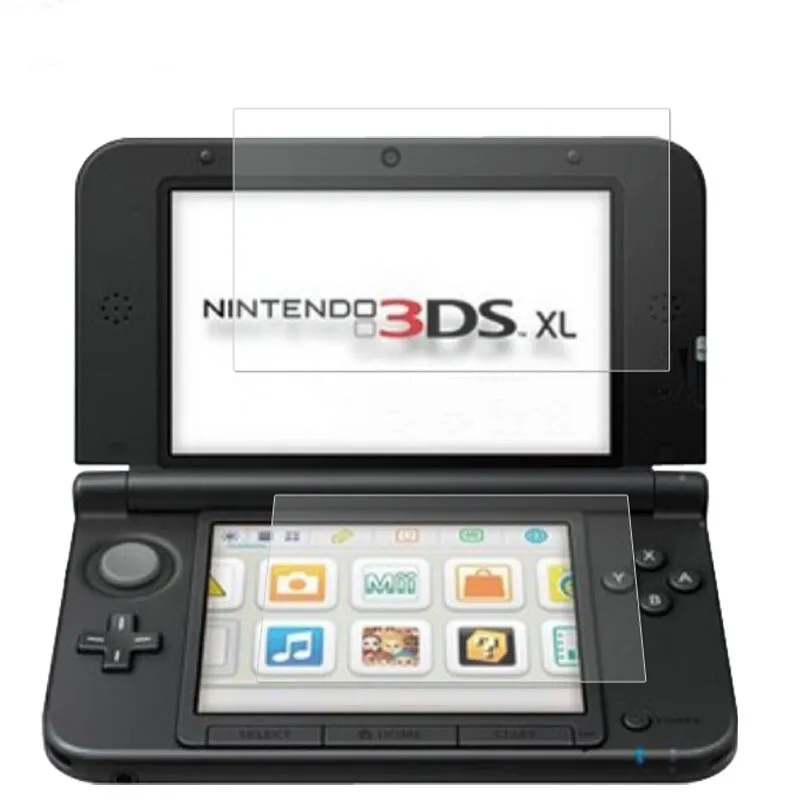 Tempered Glass For Nintendo New 3DS XL LL 3DSXL 3DSLL 3 DS XL UP + Down ...