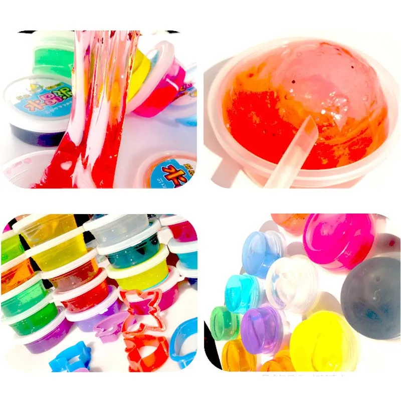 HziriP New Blowing Bubbles Slime Toys Sets Colorful Safety Modeling ...