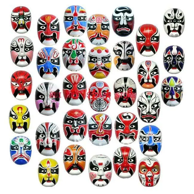 Free Shipping ,Material:Paper Mache,Peking Opera mask, Chinese style ...