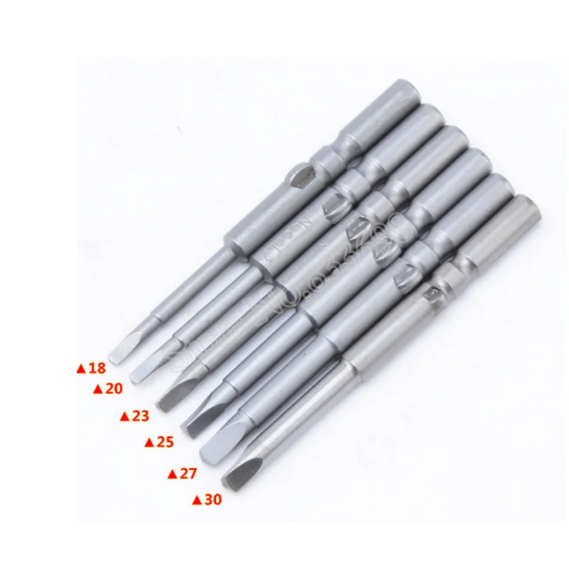 6Pcs 801/802 Triangle Screwdriver Drill Bits 5MM/6MM Round Shank ...