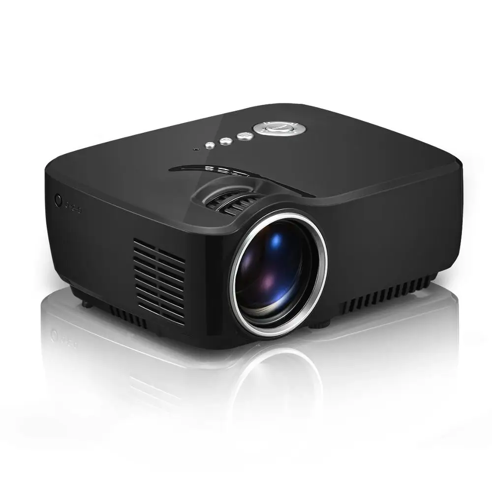 2016 Newest GP70 MINI hd Projector 1200Lumens Free HDMI Cable Beamer ...