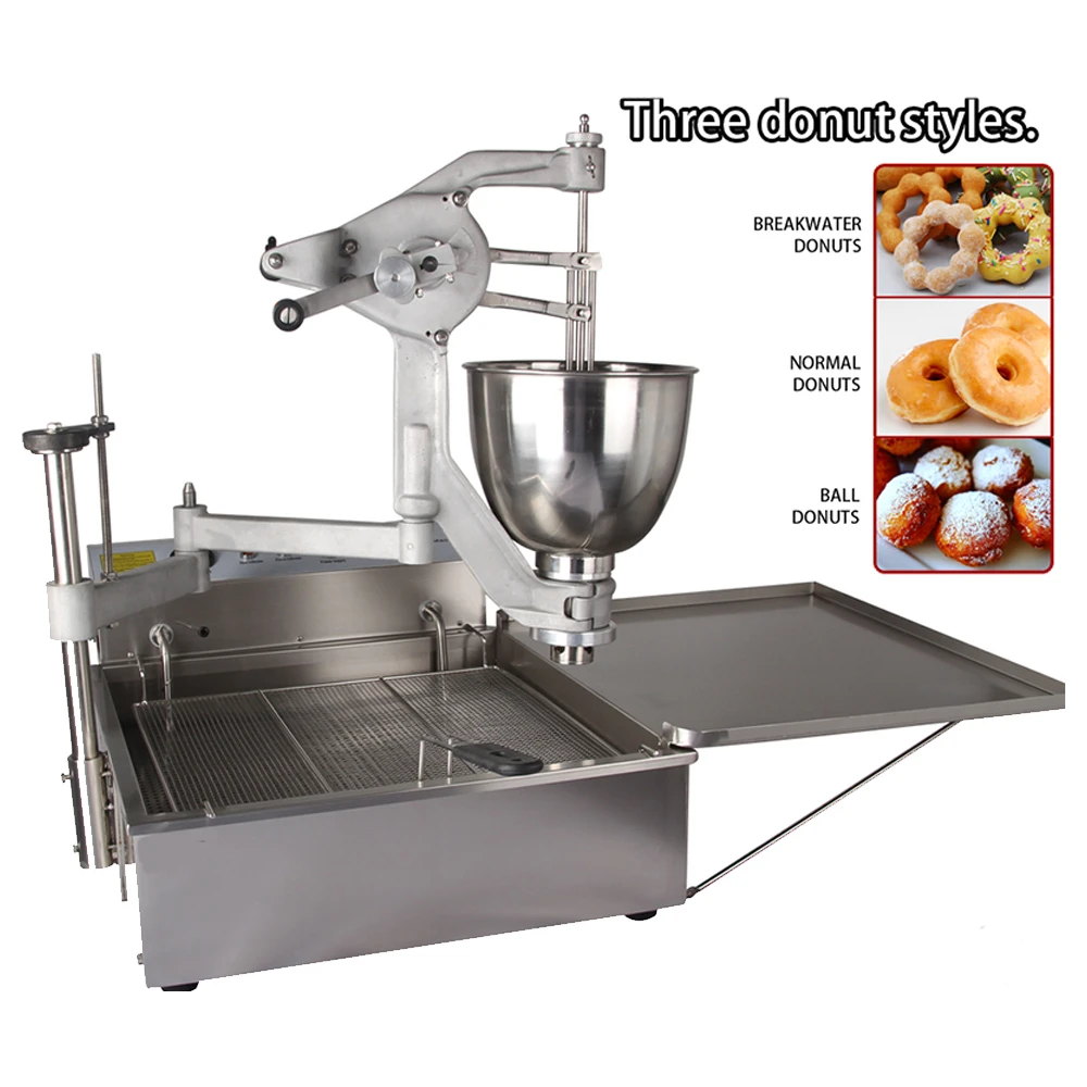 Marchef T102 Manual Operated Commercial Donut Fryer Machine , Ball ...