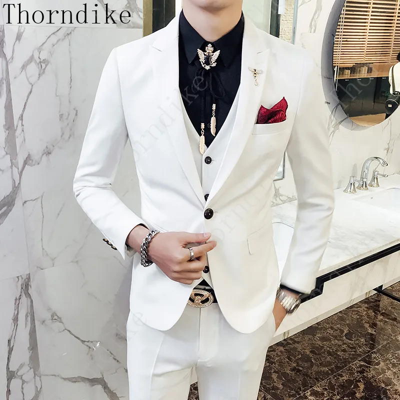 Cindy Dike trajes de boda de 3 piezas para hombre, de corte entallado ...