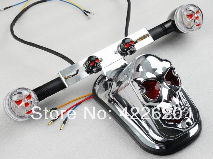 Custom Motorcycle Fender Lights