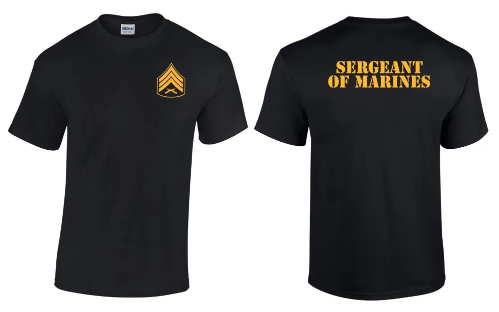 Usmc Sergeant of Marines T Shirt 2019 Newest Men'S Funny Fashion ...