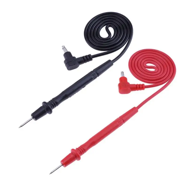 1 Pair Digital Multimeter Probe Soft-silicone-wire Needle-tip Universal ...
