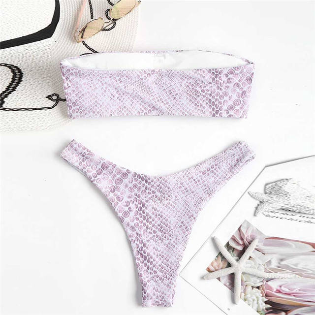 FREE SHIPPING Snake Skin Bikini Set JKP1110 - Allkpop Shop