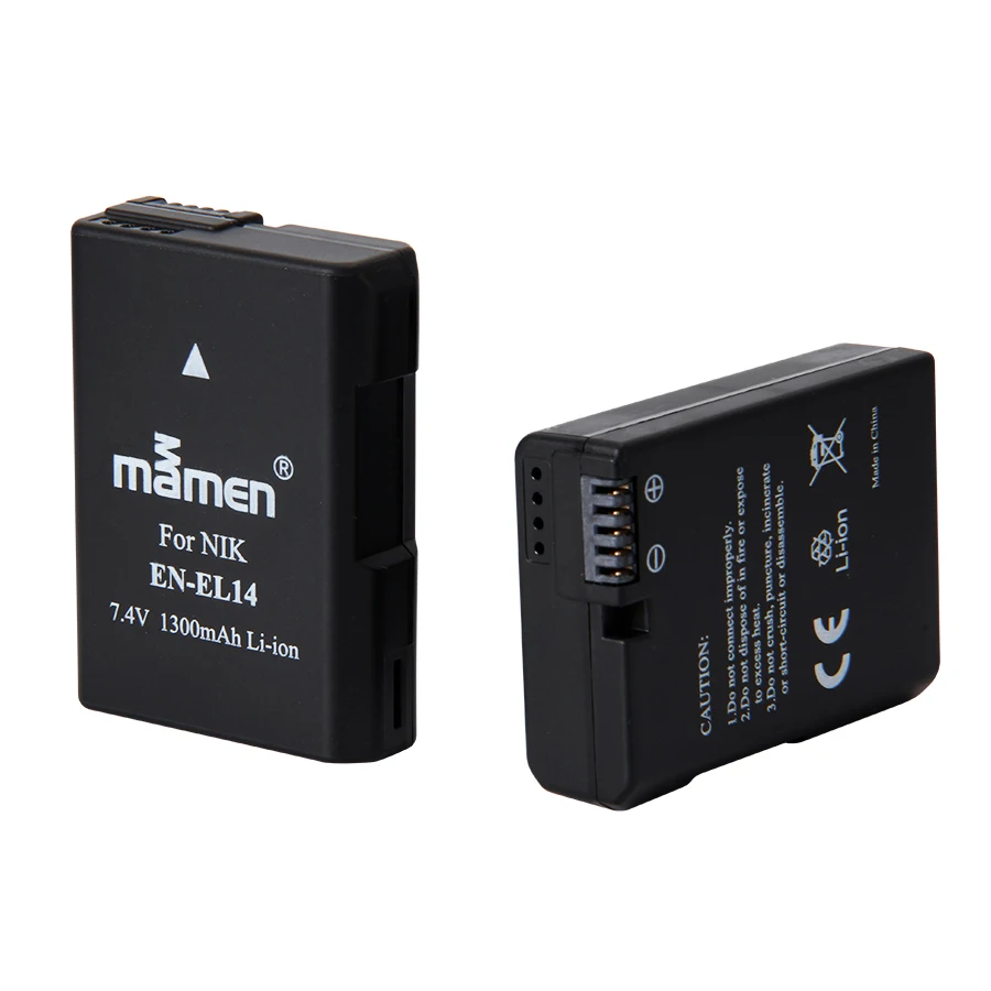 Mamen 3pcs EN EL14 EN-EL14 EN-EL14a ENEL14 Digital Camera Battery for ...