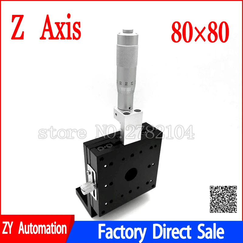Z Axis Vertical lifting Cross Roller Rail Platform Displacement slide ...