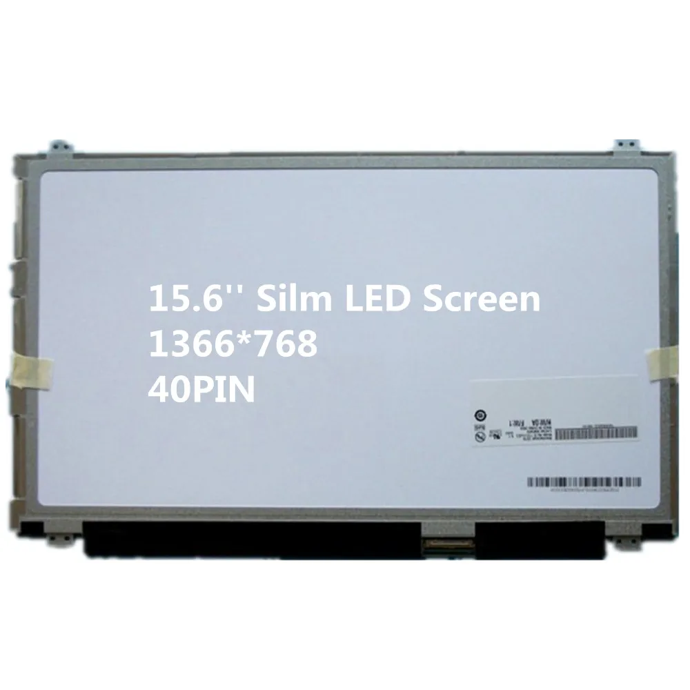 15.6" Led Lcd Slim 40 Pin Screen For Asus K56c Series K56ca K56cb K56cm ...
