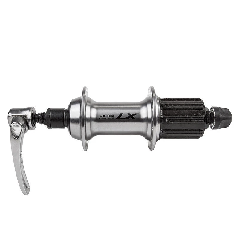 Original Shimano Deore Lx Bike Fh-t670 Silver 36h Rear Freehub V Brake ...