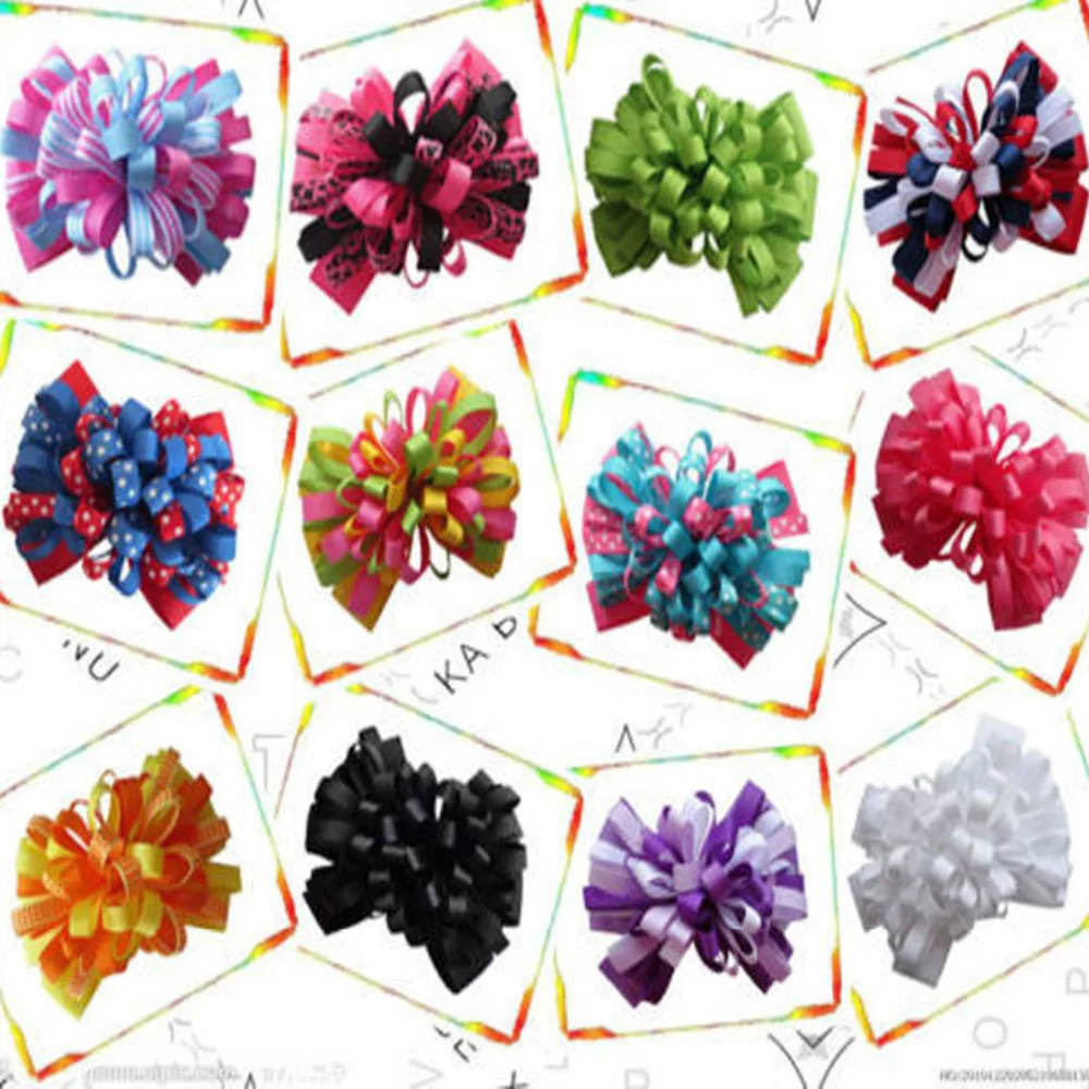 Free-Shipping-30pcs-Grosgrain-Ribbon-4-Fireworks-With-Clip-Girl-Hair ...