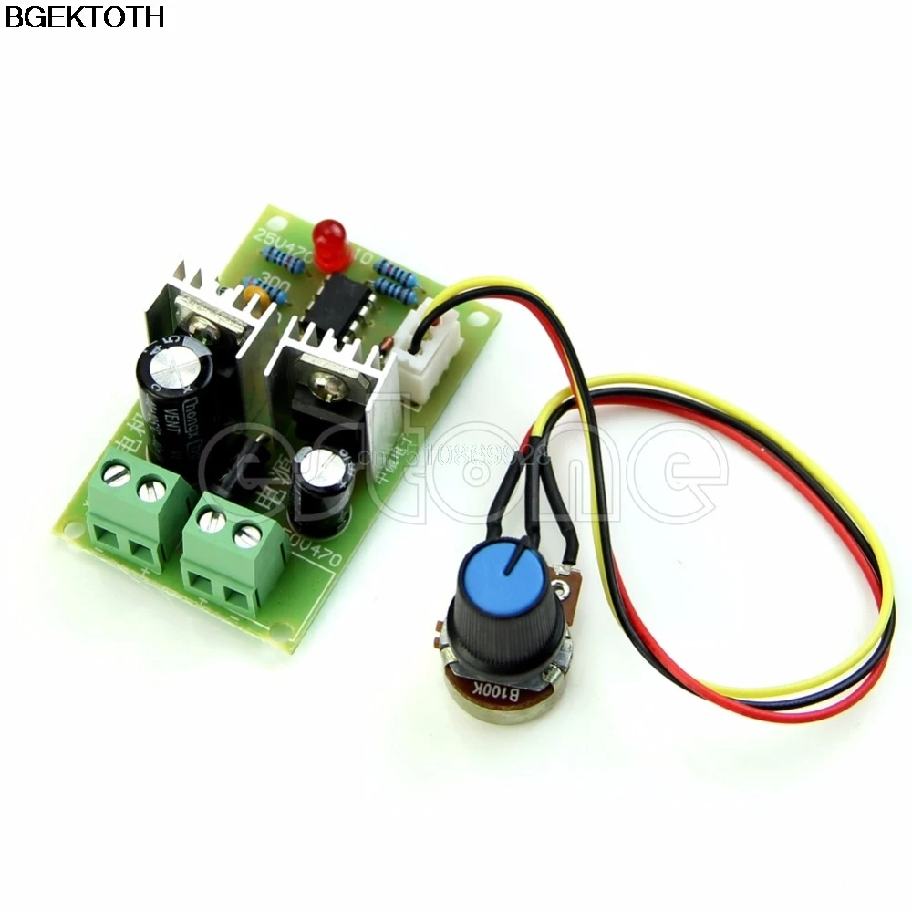6-24V 3A DC Motor Speed Controller Pulse Width PWM Speed Regulator ...